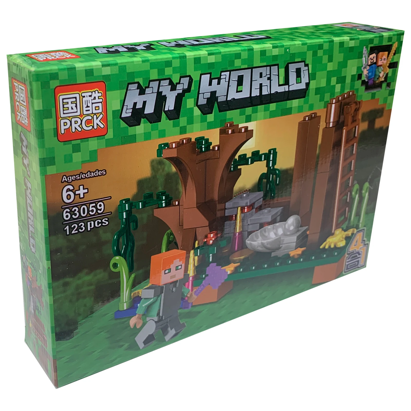 Designer Minecraft My World "Pearl fountain in the forest", 123 details ...