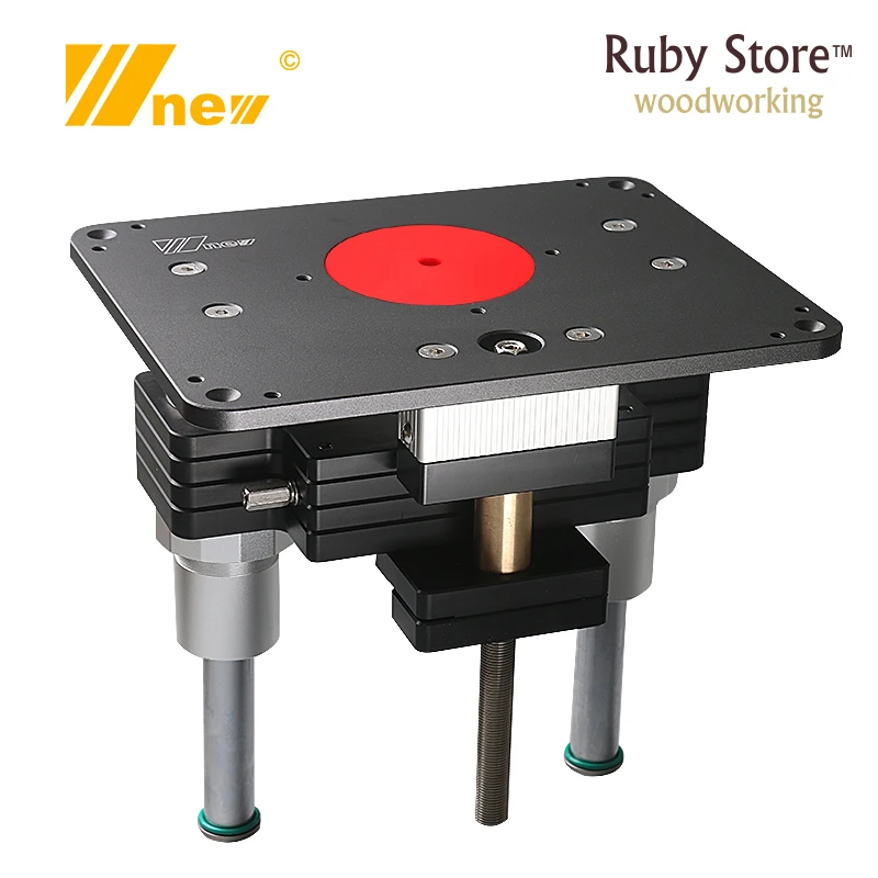 Heavy Duty Router Lift With Aluminium Router Insert Plate - Wood Router ...