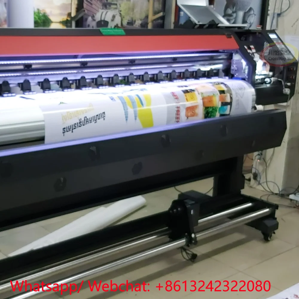 High Speed Dual Printhead Eco Solvent Printer - Flex Banner Machine ...