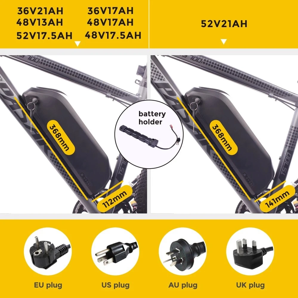 Bafang 48V 750W BBS02B BBS02 Mitte Antrieb Motor 8fun Elektro-bike Motor Conversion Kit 48V 17,5 ...