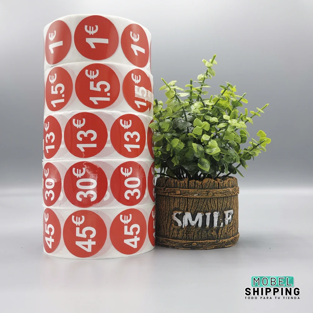 Waterproof thermal adhesive paper, 1000 roll stickers, whole number ...