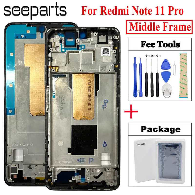 For Xiaomi Redmi Note 11 Pro Middle Frame Note11 Pro Plus Middle Frame ...