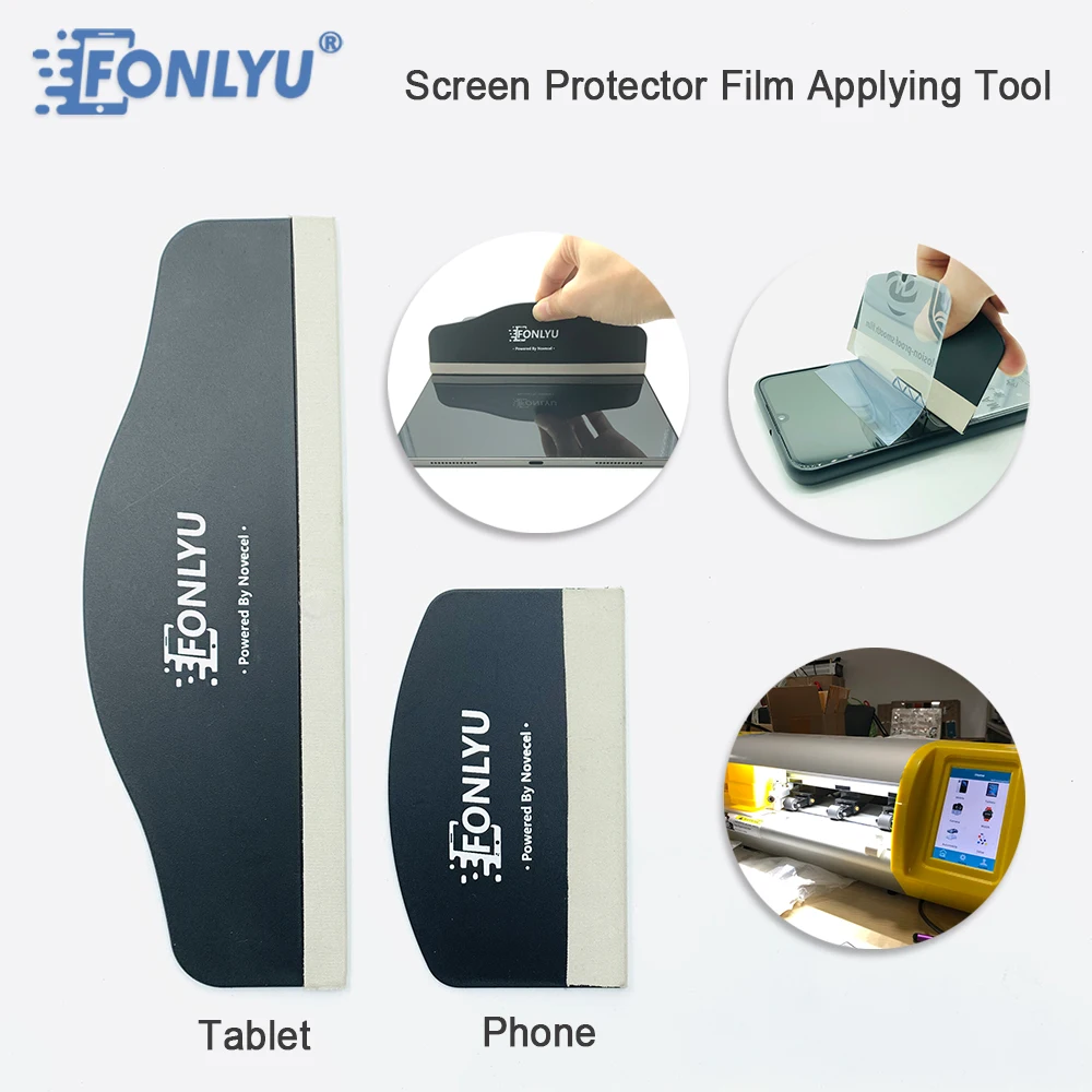 Fonlyu Hydrogel Cutting Plotter Film Squeegee Screen Protector Wrapping ...