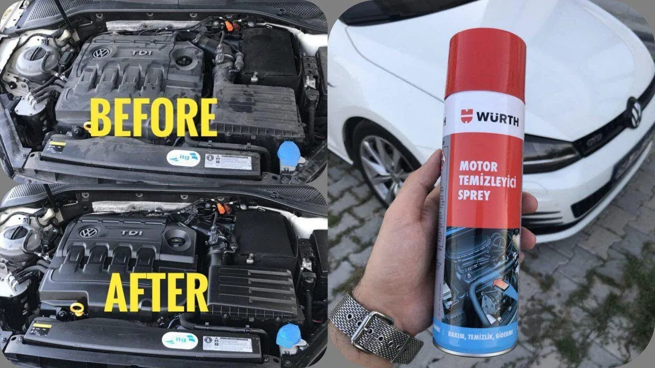 500ml WURTH Fast Engine Cleaning Spray Workshop Tooling Tooling Garage ...