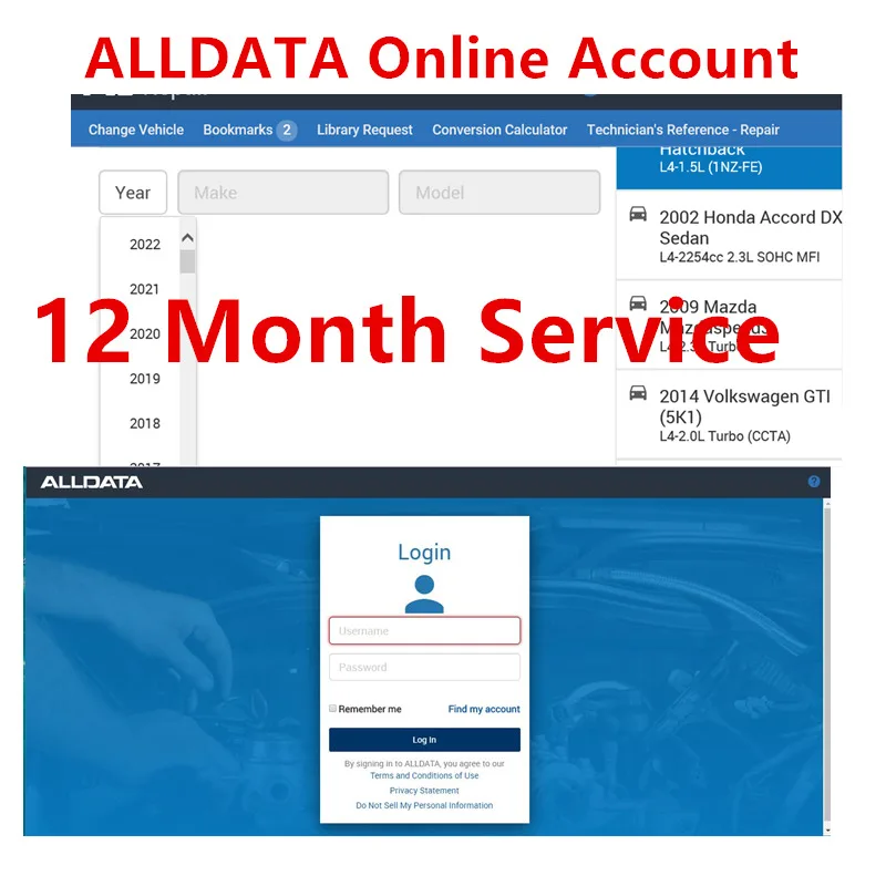 2023-Alldata-Software-Online-Account-12-month-service-Auto-repair ...