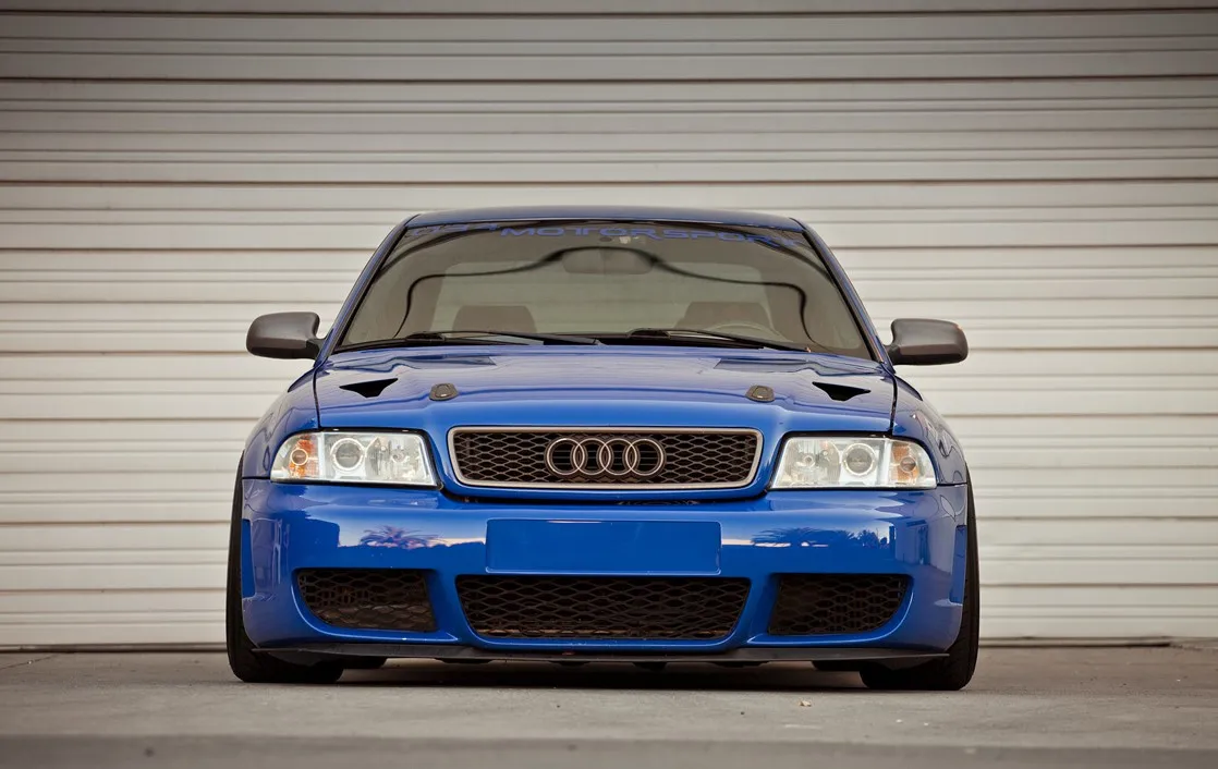 For-Audi-B5-S4-CUPRA-R-front-bumper-3-PCs-diffuser-black-bumper-six ...