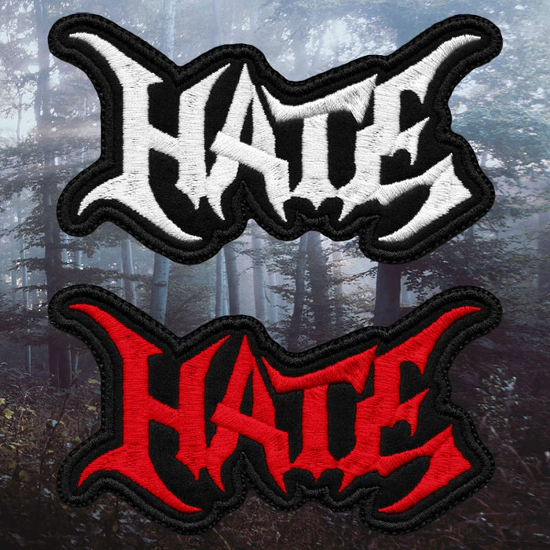 Hate Logo | Нашивка вышитая | Польша | Polish Black / Death Metal Band ...