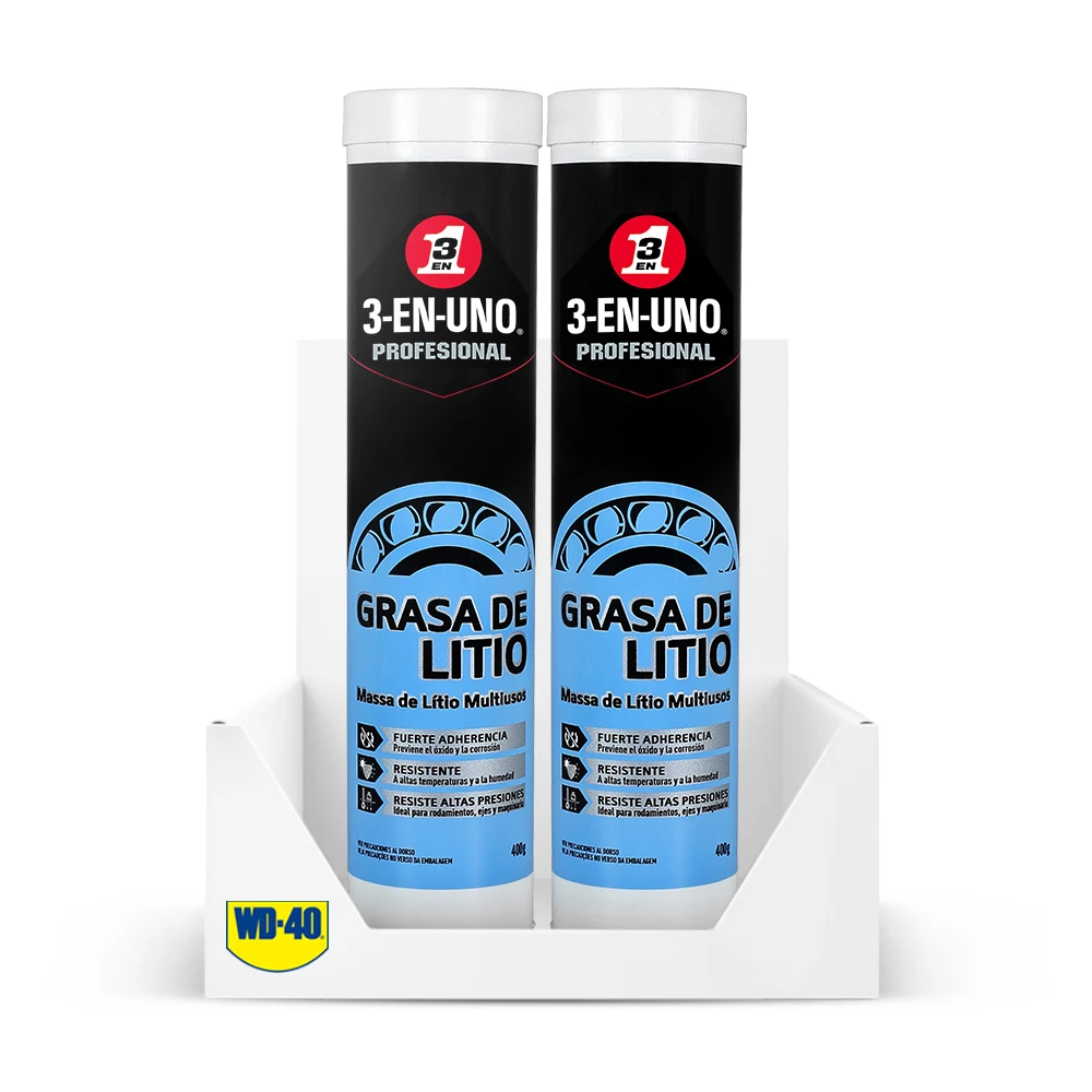 3 EN UNO Profesional GRASA DE LITIO MULTIUSOS Cartucho 400 gr Pack 2 ...