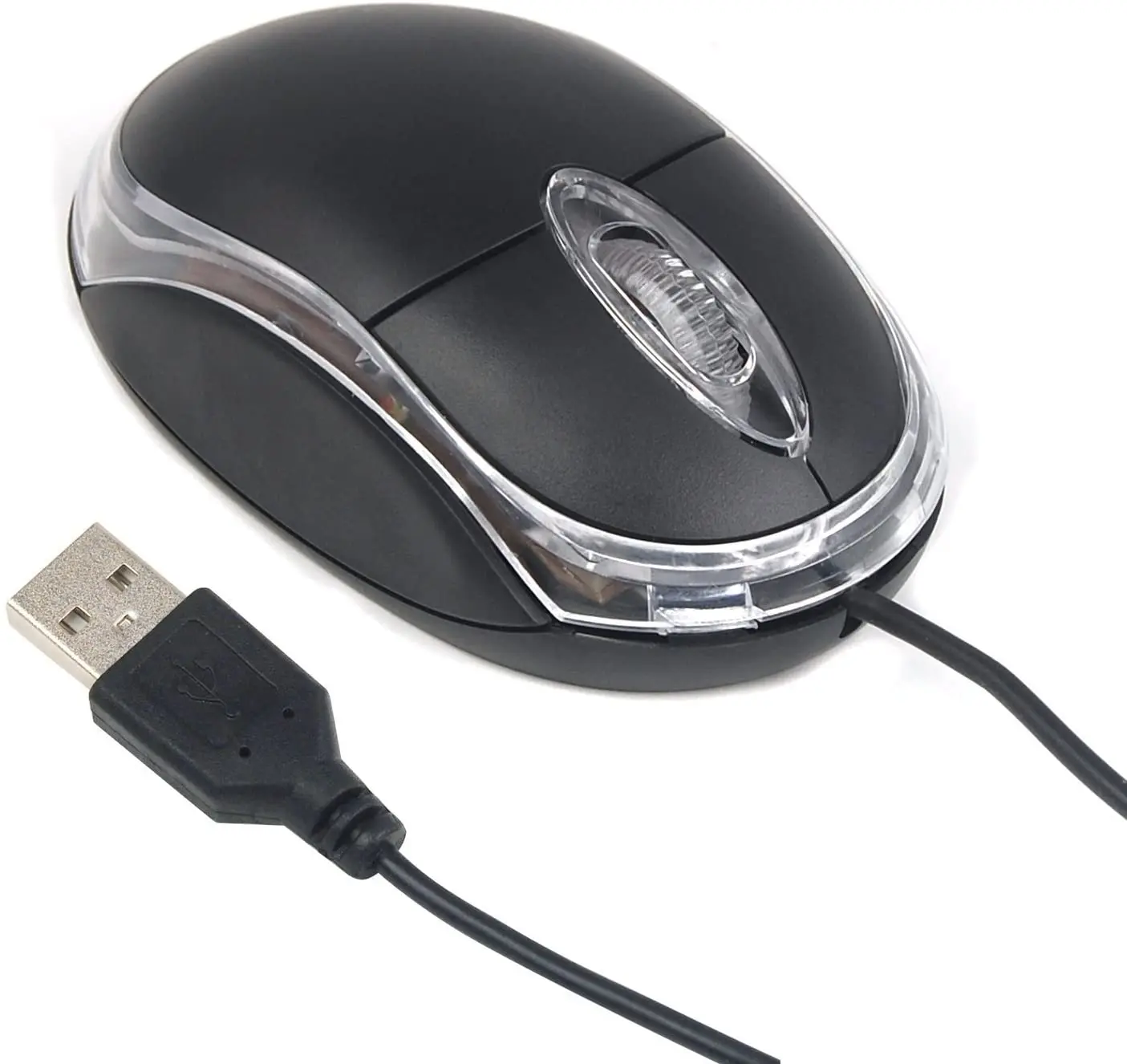 raton-ordenador-con-cable-mouse-usb-ptico-con-luz-led-rat-n-mini-pc-con ...