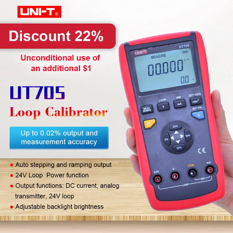UNI-T-UT705-Single-Function-loop-calibrator-calibrator-process-loop ...