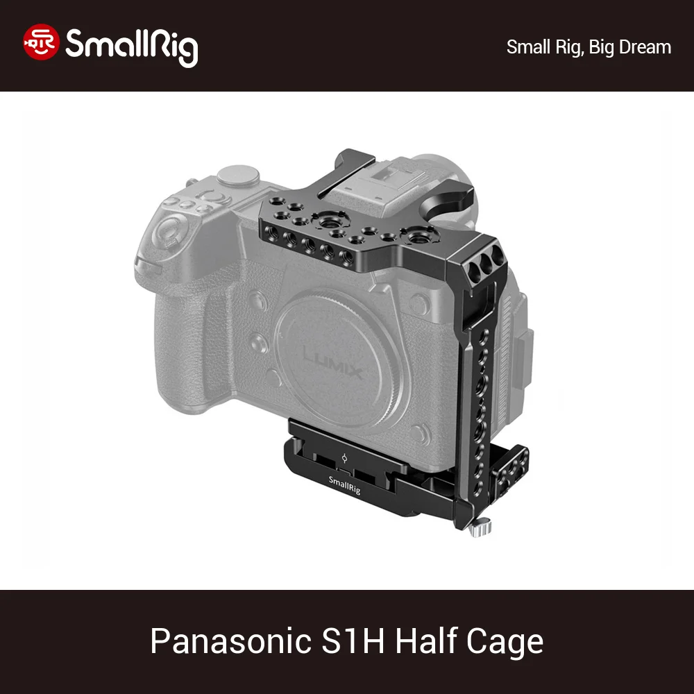 Smallrig S1h Half Cage For Panasonic S1h Dslr Camera Cage With Nato ...
