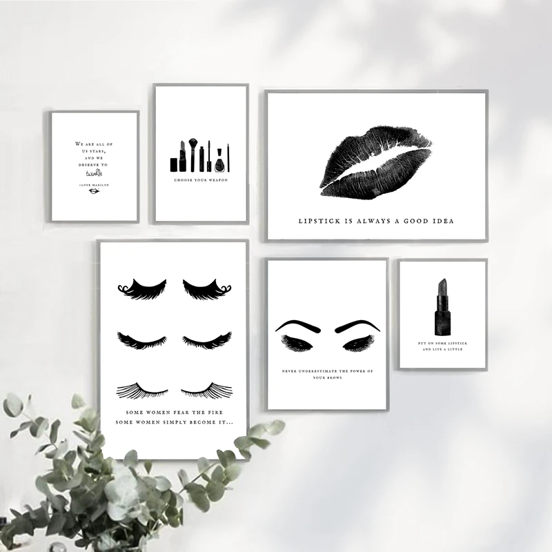Lipstick Drawing Black And White