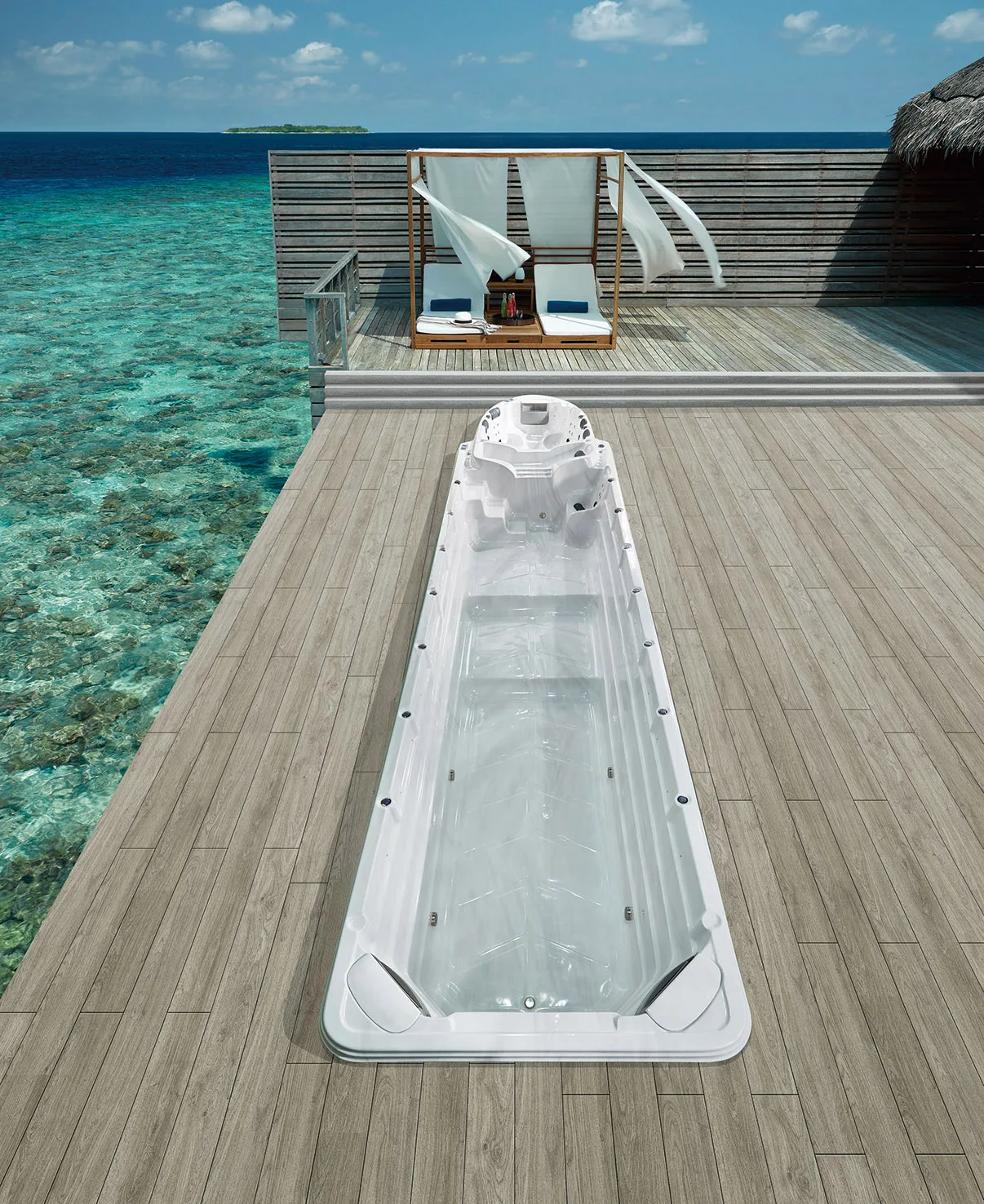 12meter Deluxe Endless Swimming Massage Spa Whirlpool Pool Bg-6617 ...