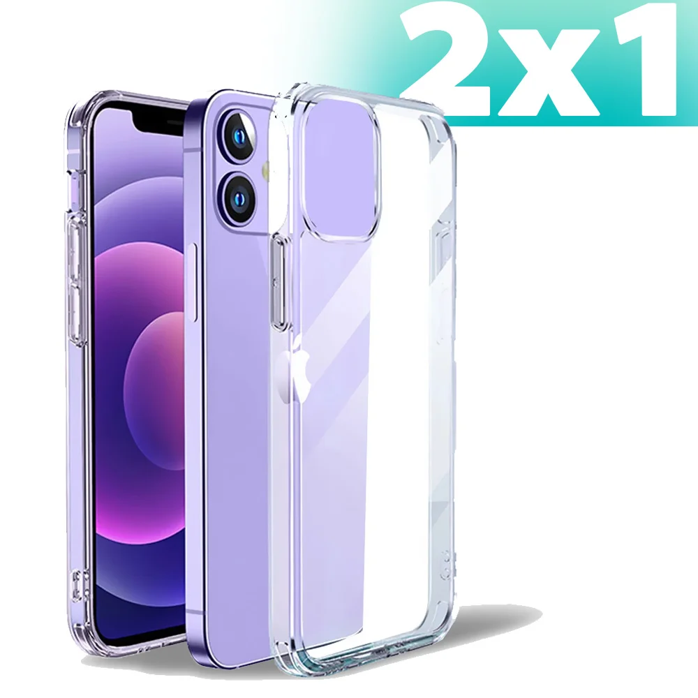 COMPATIBLE-iphone-13-13-pro-case-transparent-silicone-double-cover ...