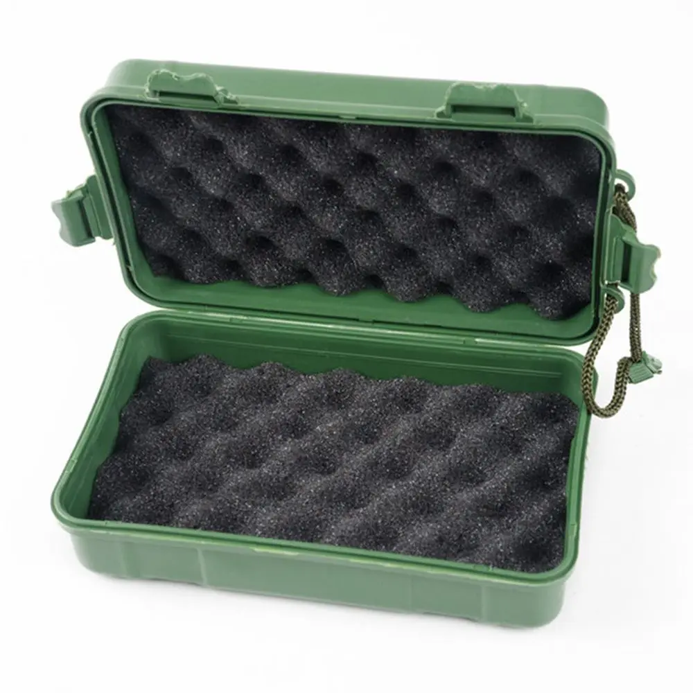 1pc Outdoor Shockproof Waterproof Boxes Survival Airtight Case Holder ...