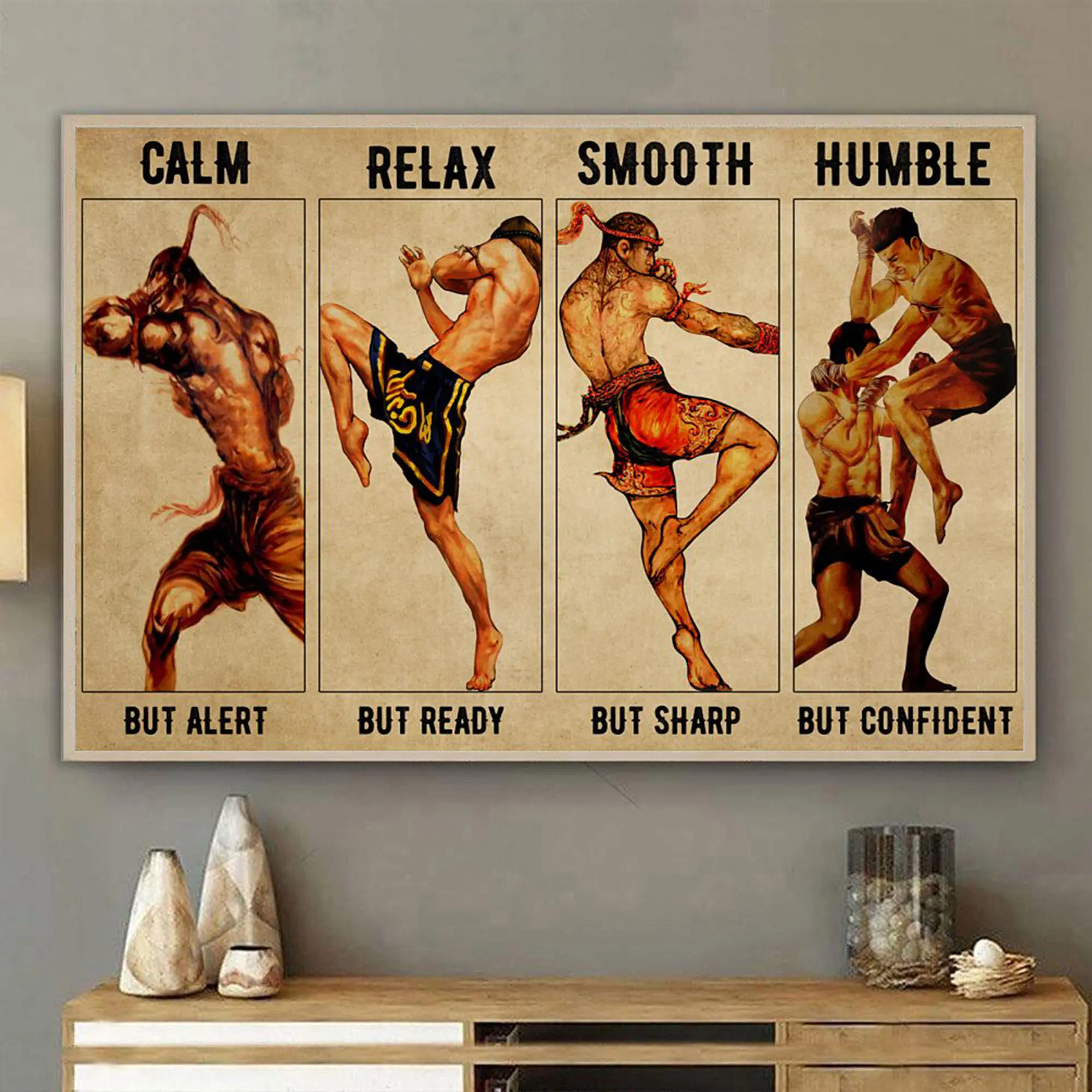 Muay Thai Artwork Chiang Mai Muay Thai Guide My Thailand Tours