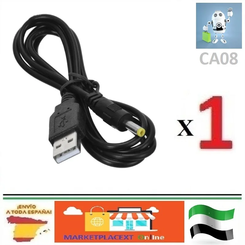 Cable de Cargador Fuente Alimentación USB consola Videojuego compatible ...