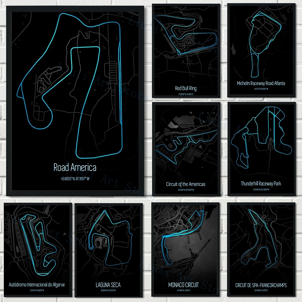 Nurburgring-Circuit-Spa-Francorchamps-Neon-Track-Sebring-Raceway ...