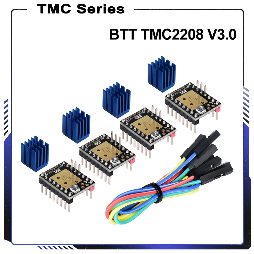 Bigtreetech ステッピングモーターTmc2208 v3.0,ドライバーuart3Dプリンター部品Tmc2130 tmc2209,skr v1.4 mks sゲンランプ1.4 skr ...