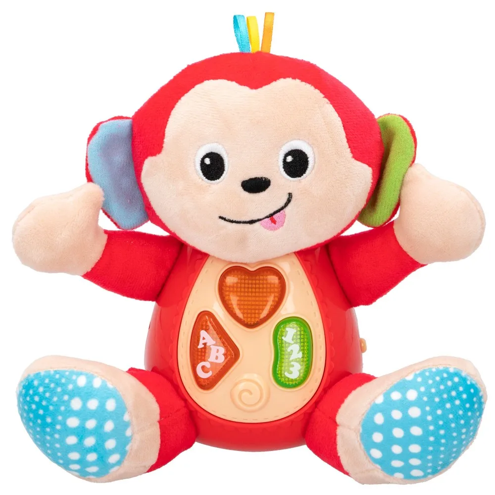 Interactive-plush-monkey-sings-and-learns-Winfun-stuffed-Animal-toy-for ...