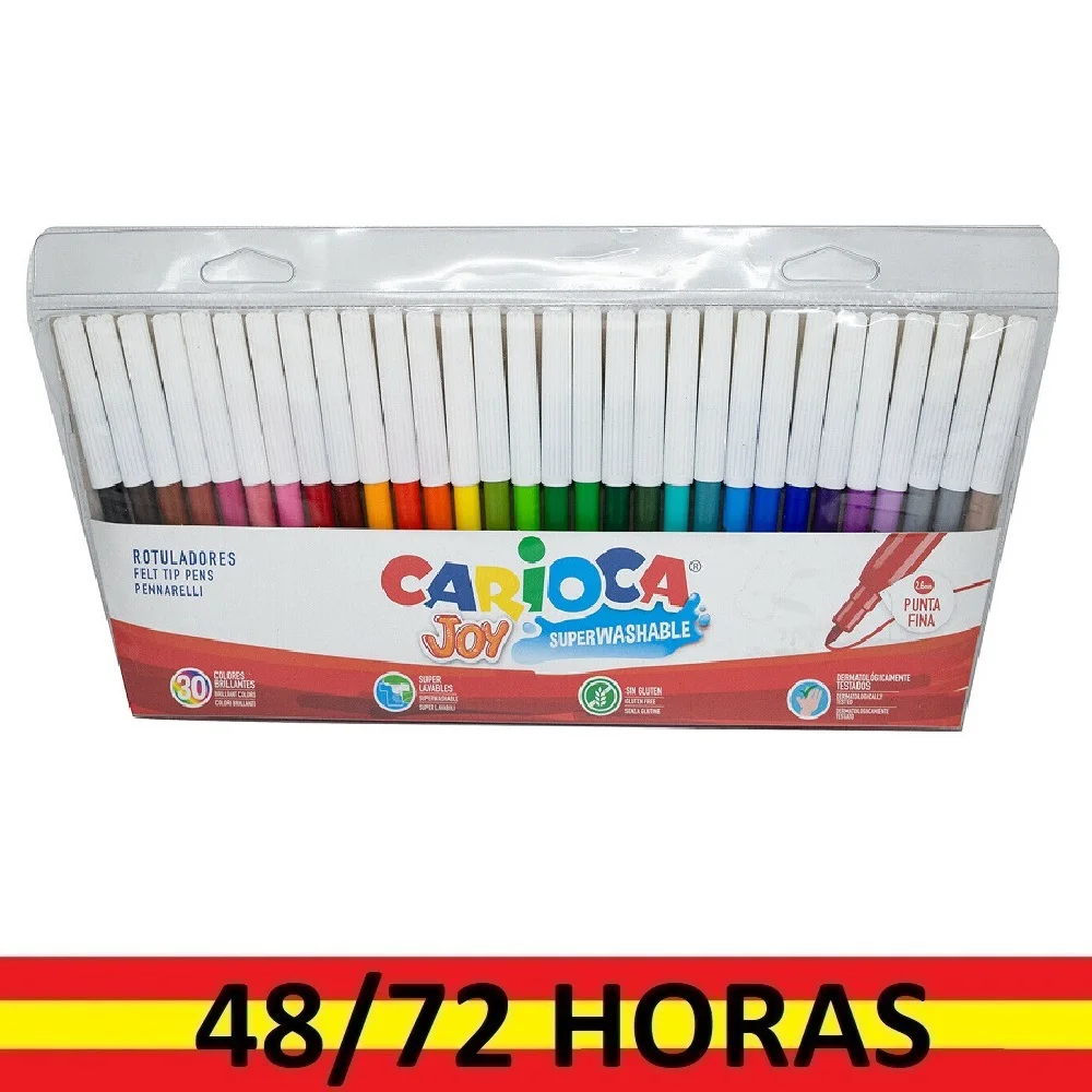 CARIOCA-JOY-12-24-30-pens-with-washable-ink-super-washable-Super ...