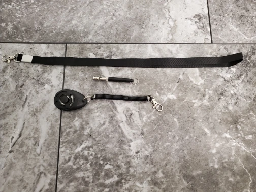 Set Of The Ultrasonic Whistle Integrated Clicker For Dog Training ...