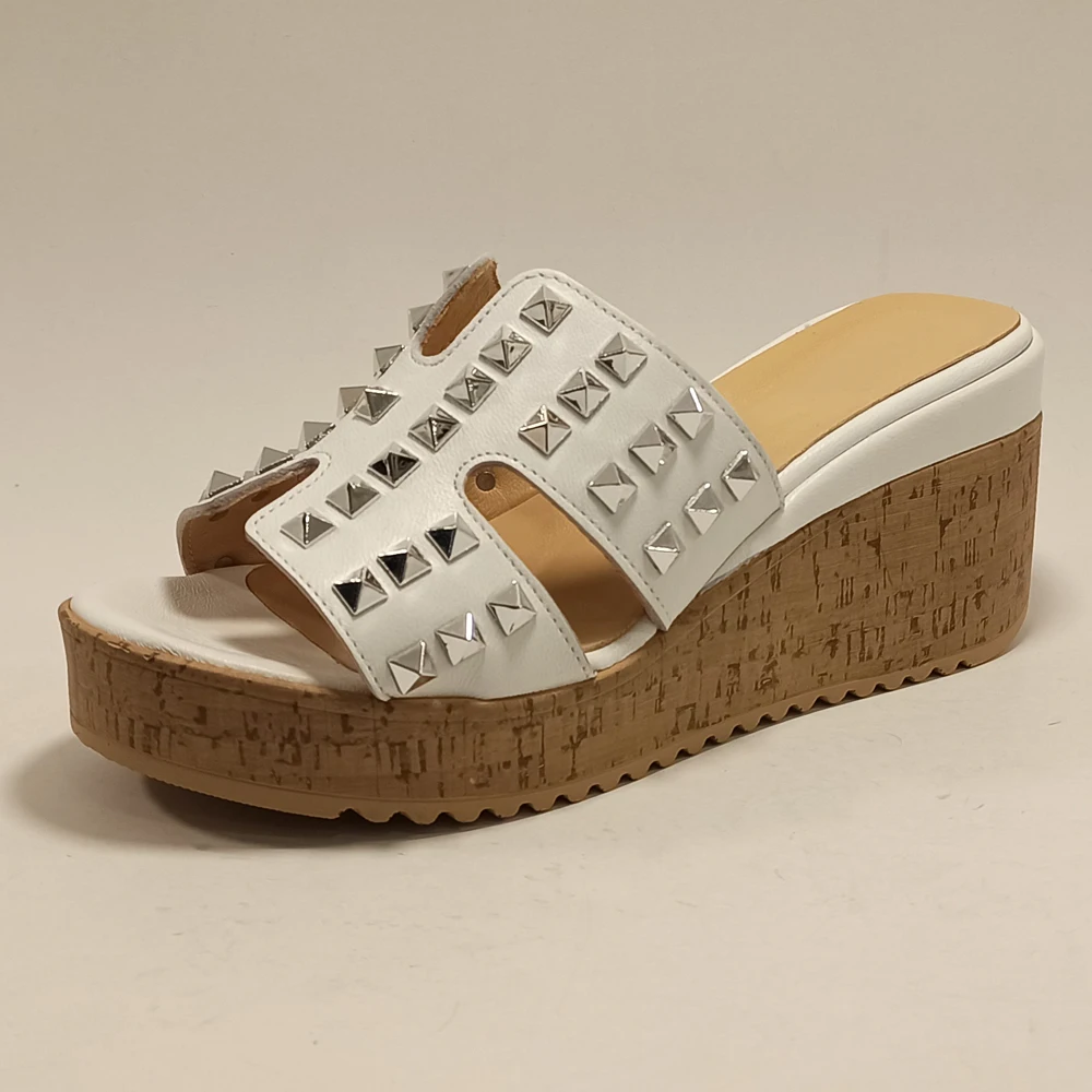 Women-White-Platform-Slippers-Spring-Summer-Fashion-Cork-Wedges-Flip ...