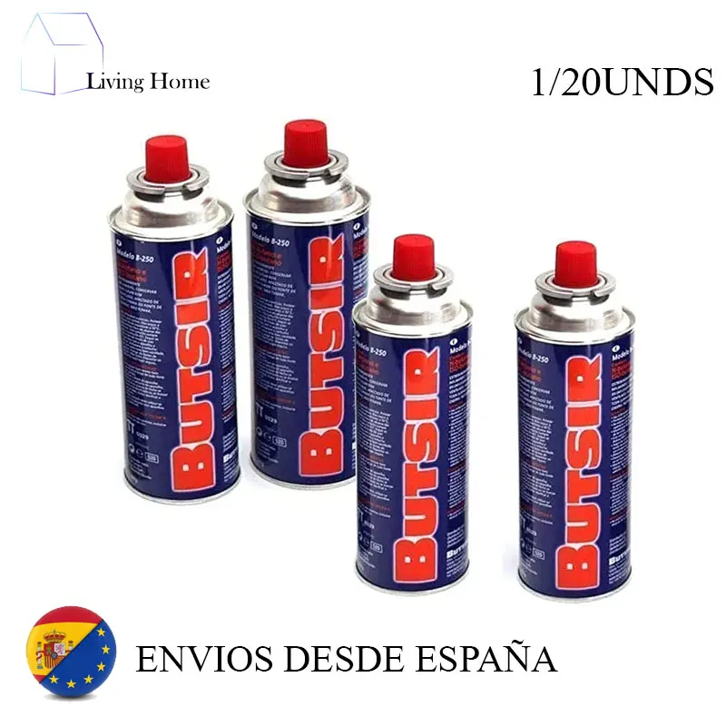 Cartucho de Gas Butano de B 250 227gr, para cocina portátil, y MS 3500 ...