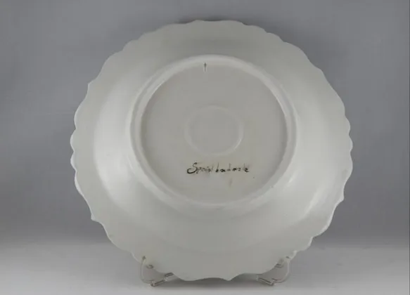 Турецкая настенная тарелка ручной работы-декоративная керамическая тарелка