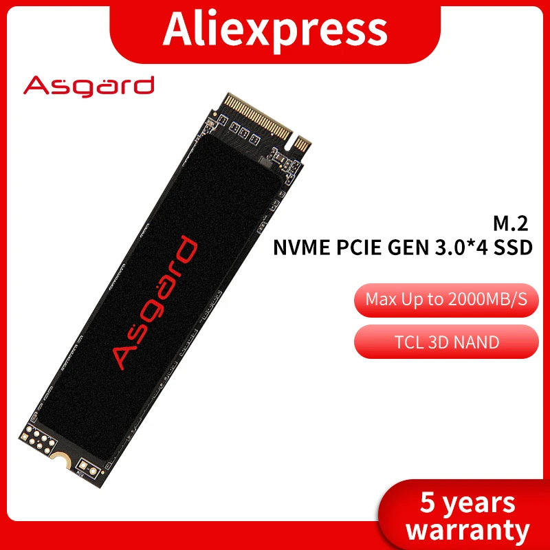 Asgard M.2 SSD M2 PCIe NVME 256GB 512GB 1TB Solid State Drive Internal ...