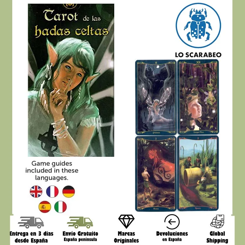 Lo Scarabeo, 78 Card Tarot, Celtic Fairies, Mythology, Witchcraft ...