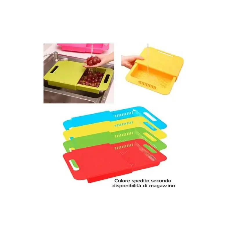 Tabla de cortar tobogán de plástico con fregadero de doble ...