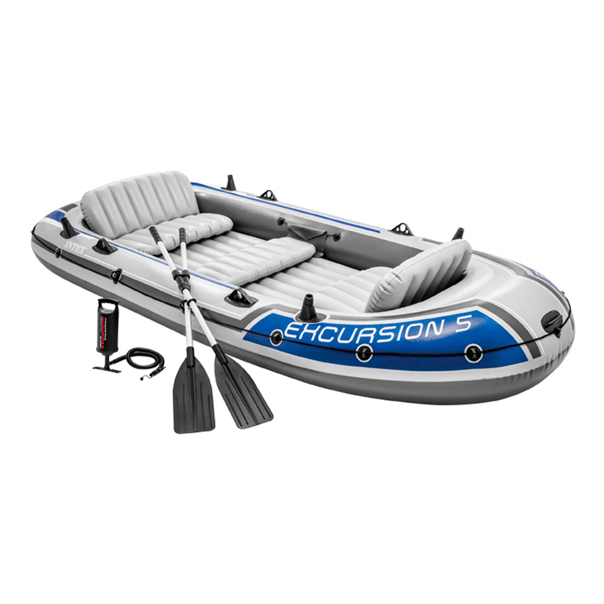 Barca hinchable Intex Excursion con 2 remos, Barcos y equipamiento ...