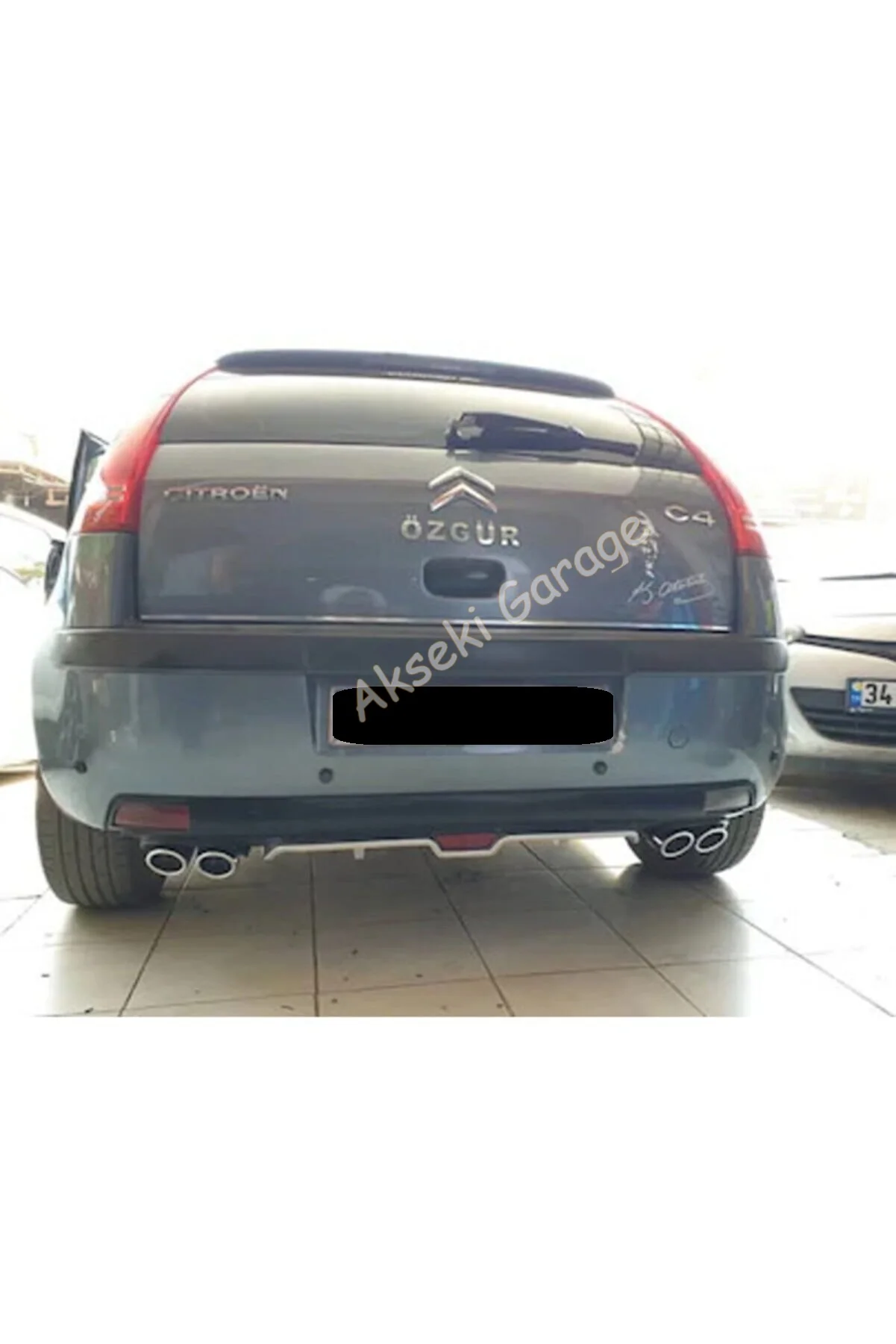 Fit-For-Citroen-C4-Diffuser-Rear-Bumper-Extension-Attachment-Car ...