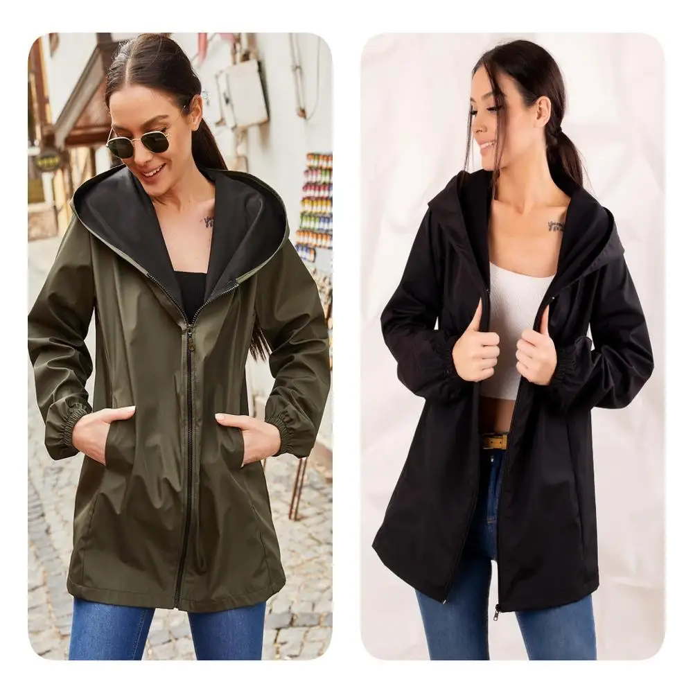 2020-New-Fashion-Women-Waterproof-Jackets-Raincoats-Turkish-Autumn ...