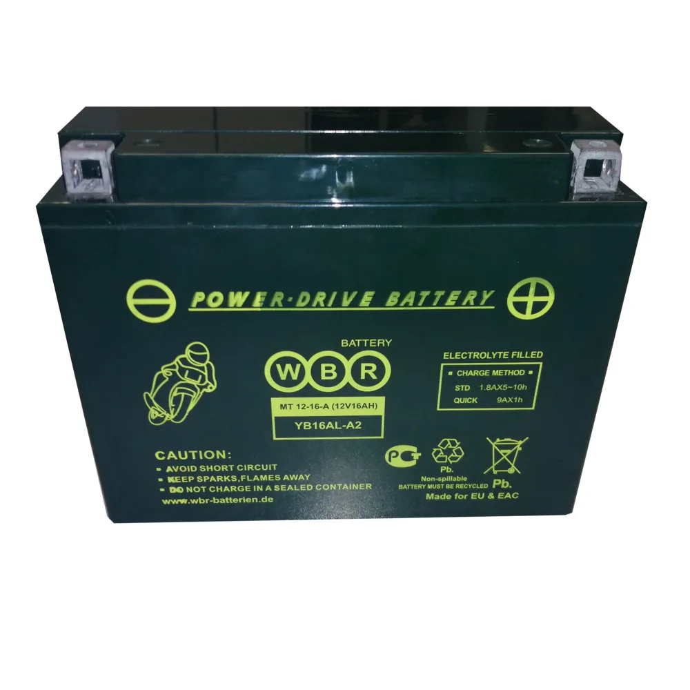 Moto battery WBR Mt 12-16-a (yb16al-a2)