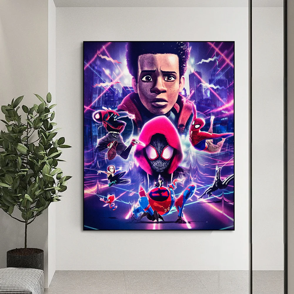 Marvel-Film-Spider-Man-Into-the-Spider-Verse-Picture-Nordic-Room-Home ...