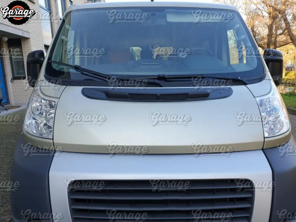 Air Intake On Hood Case For Fiat Ducato 2006-2013 With Mesh Abs Plastic ...