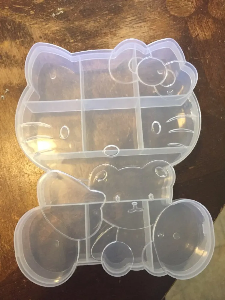 Cartoon Hello Kitty Design Plastic Storage Box - KawaiiMerch.com