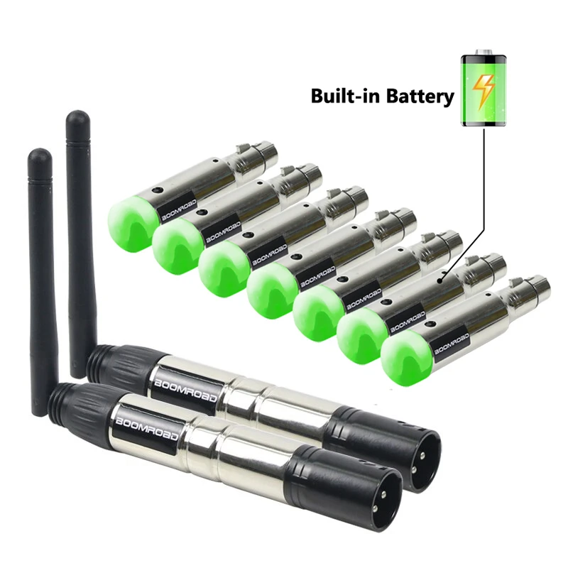 Dmx 512 Controller Rechargeable Battery Wireless Receiver 2.4g Ism ...