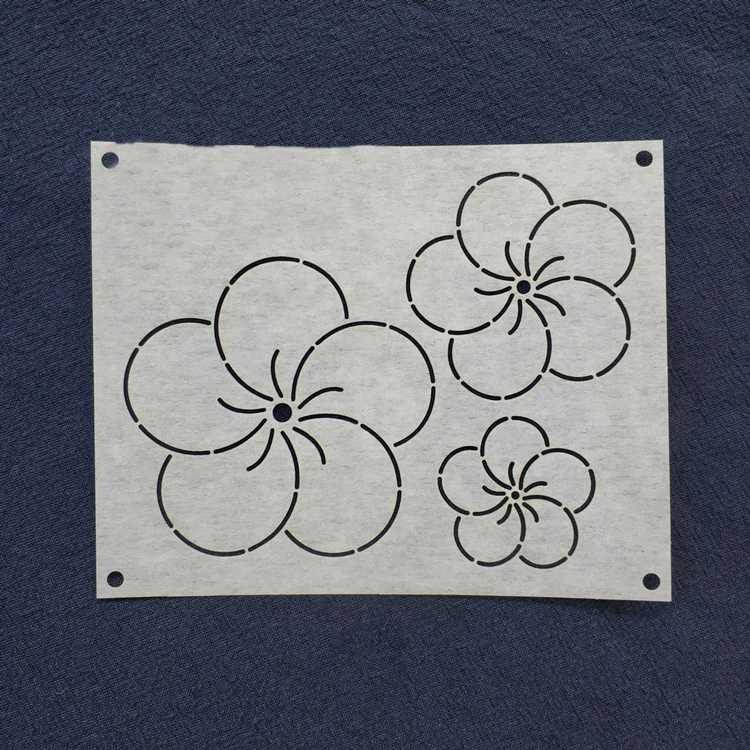 Japanese Flower Stencils