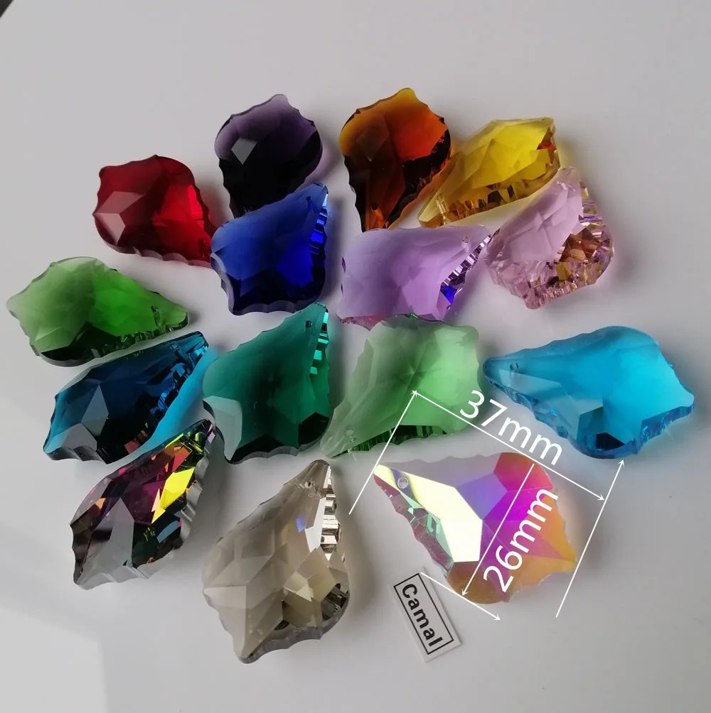Camal-5PCS-38mm-Colorful-Maple-Leaf-K9-Crystal-Glass-Prisms-Pendant ...
