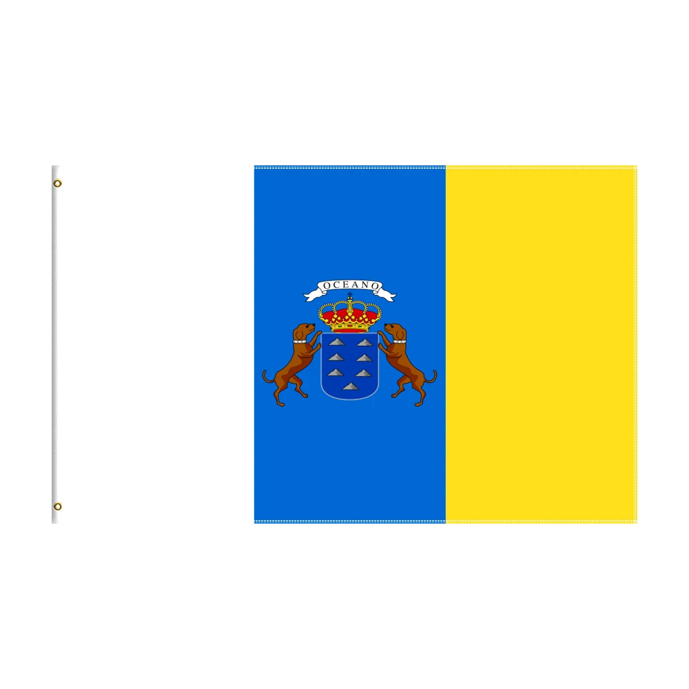 FLAGICTS Canary Islands Flag Spanish Region of Canarias Flags and ...