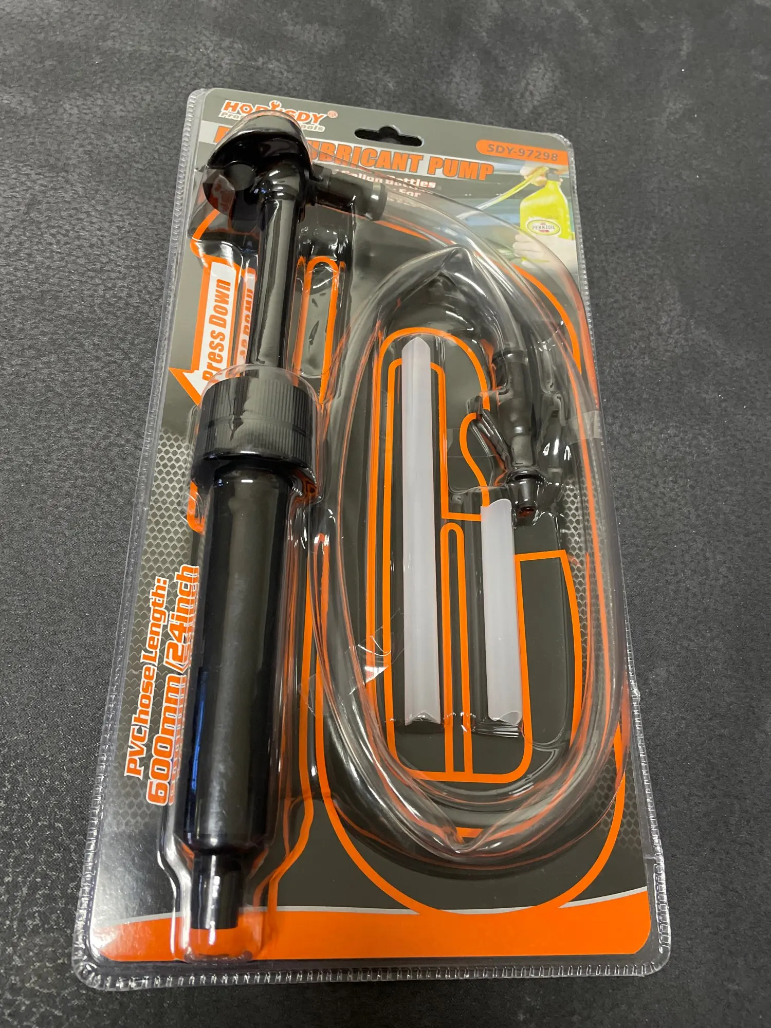 1XPortable Car Manual Hand Siphon Pump Hose Gas Oil Syphon Transfer ...