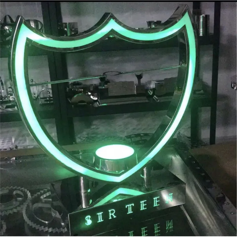 Metal Dom P Led Champagne Bottle Glorifier - Bar Furniture Sets ...