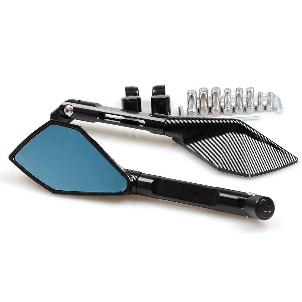 Motorcycle Rearview Mirror moto CNC Side Mirrors For YAMAHA ys 150 tmax ...