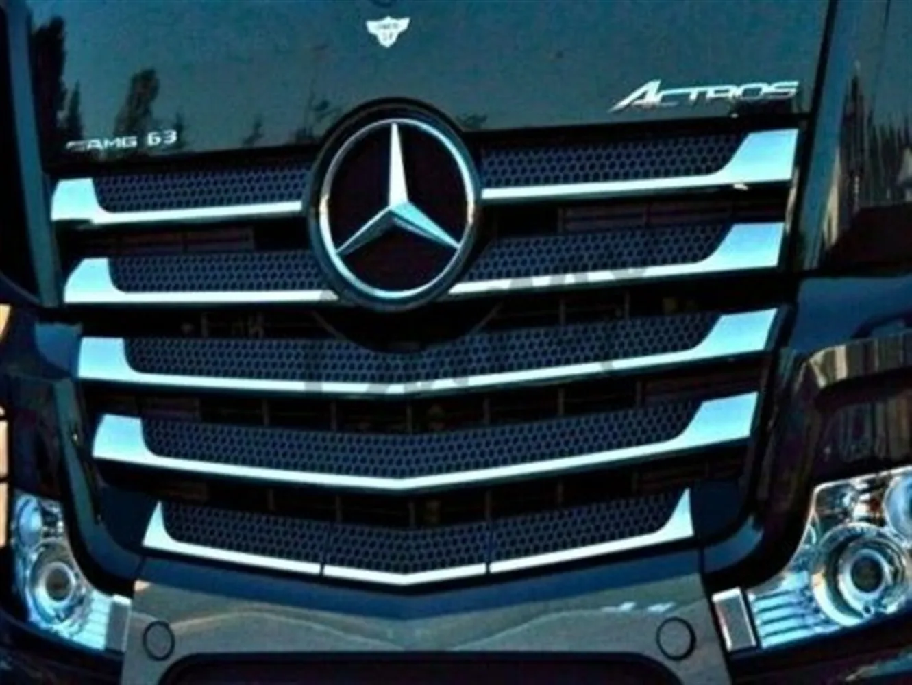 MERCEDES-BENZ-ACTROS-MP4-CHROME-FRONT-GR-LL-11-PCS-Stainless-STEEL-WIDE ...