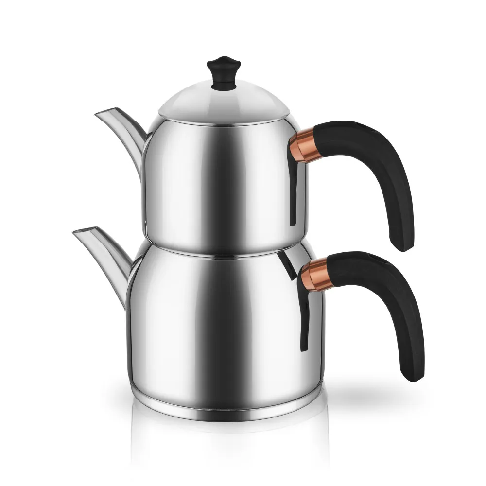 Tetera turca de acero de alta calidad, tetera para elaboración de té ...