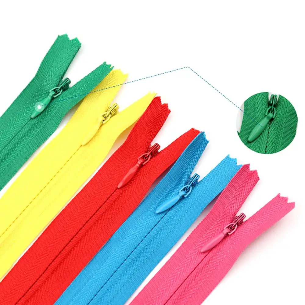 10Pcs-Pack-60cm-3-Colorful-High-Quality-Invisible-Zipper-Nylon-Coil ...