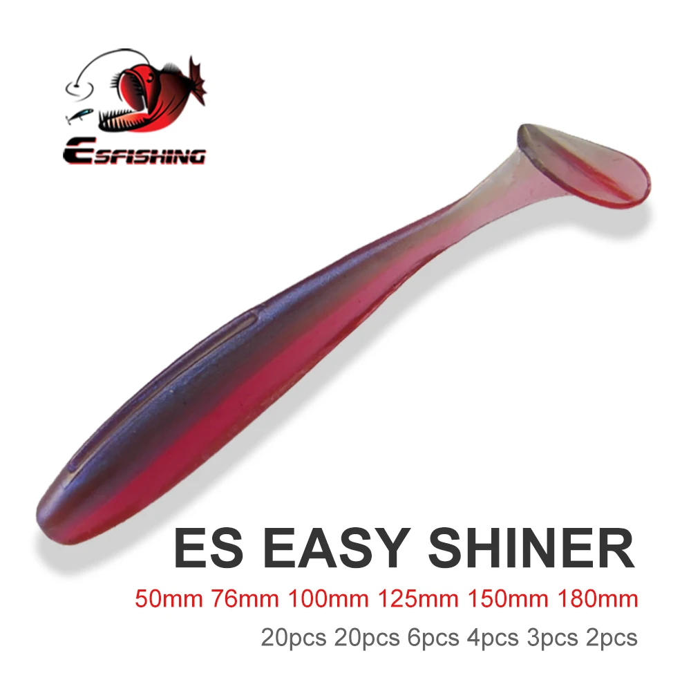 ESFISHING 50mm 76 100 125 150 180mm ES Easy Shiner esche da Pesca esca ...